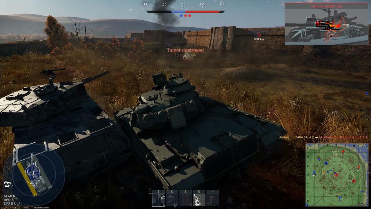 M48 vs T55 - YouTube