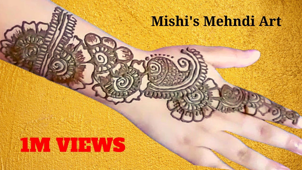 Stylish New mehndi Design Art by Mishi | Mishi's Art & Designs | Mehndi ...