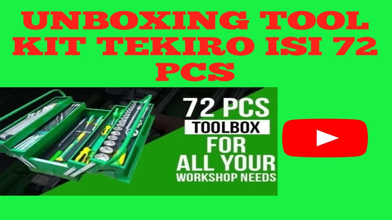 READY TOOL BOX TEKIRO ISI 72 PCS SILAHKAN BISA DI ORDER LANGSUNG BRO WA ...