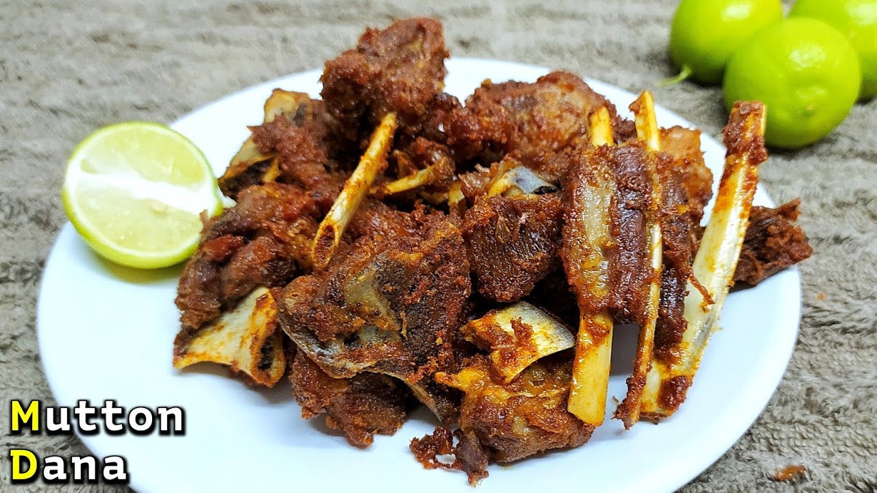 Mutton Dana Recipe | Tala Hua Mutton | Mutton Fry | MukhtarHusain Hindi ...