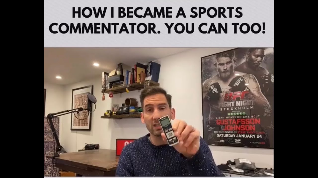 HOW I BECAME A SPORTS COMMENTATOR & TV PRESENTER. YOU CAN TOO! - YouTube