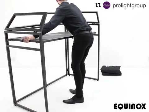 Equinox Aluminium Lightweight DJ Booth System Mk2 - DJkit.TV - YouTube