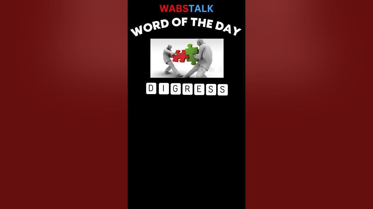 (Join: 9999947824) Word Of The Day Digress #onlinespoken # ...