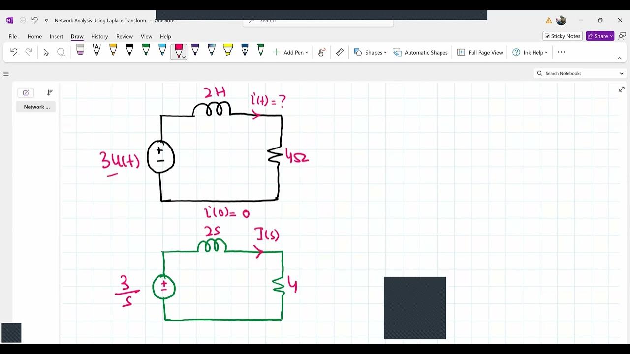 Lec-11aa: Circuit Analysis Using Laplace Transform I - YouTube