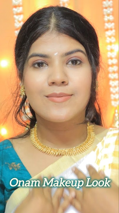 Onam Makeup Tutorial #short #shorts #makeup #tutorial #onam #southindian #shortsvideo - YouTube