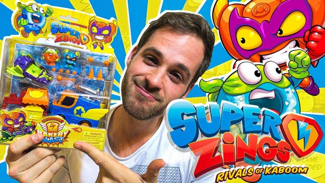 SuperZings Series 1 Mision 1 BAKERY BLAST | Mega UNBOXING SuperZings en ...