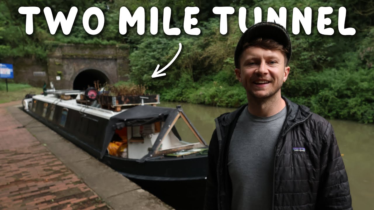 Two Mile Long Pitch Black Tunnel On A NARROWBOAT (& Cruising With ...