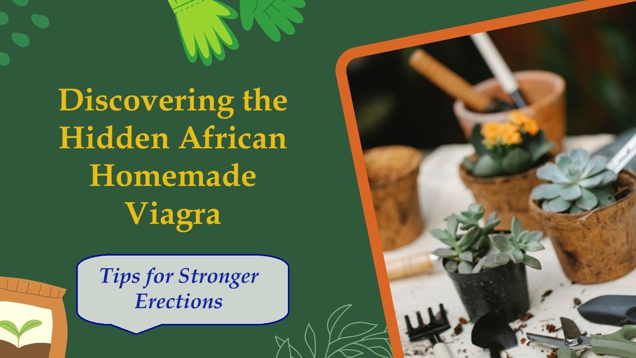 Discovering the Hidden African Homemade Viagra: Tips for Stronger ...