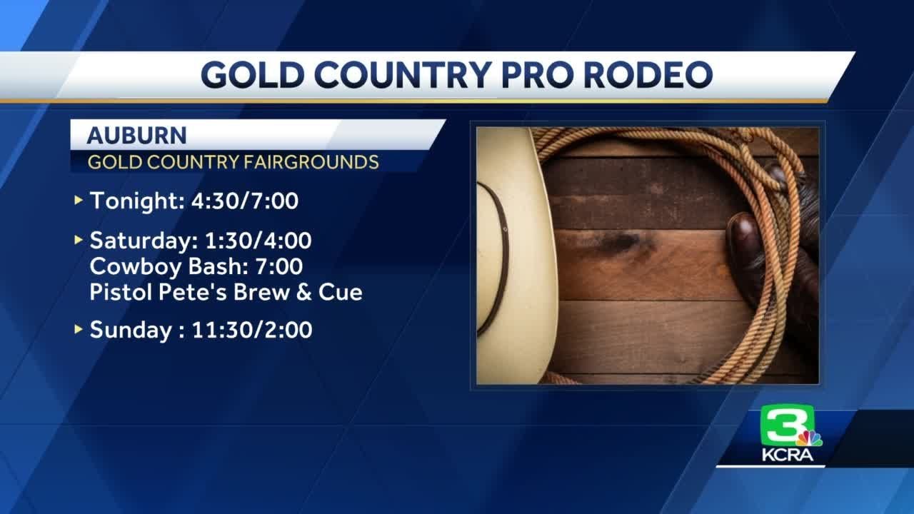 Gold Country Pro Rodeo set for this weekend - YouTube
