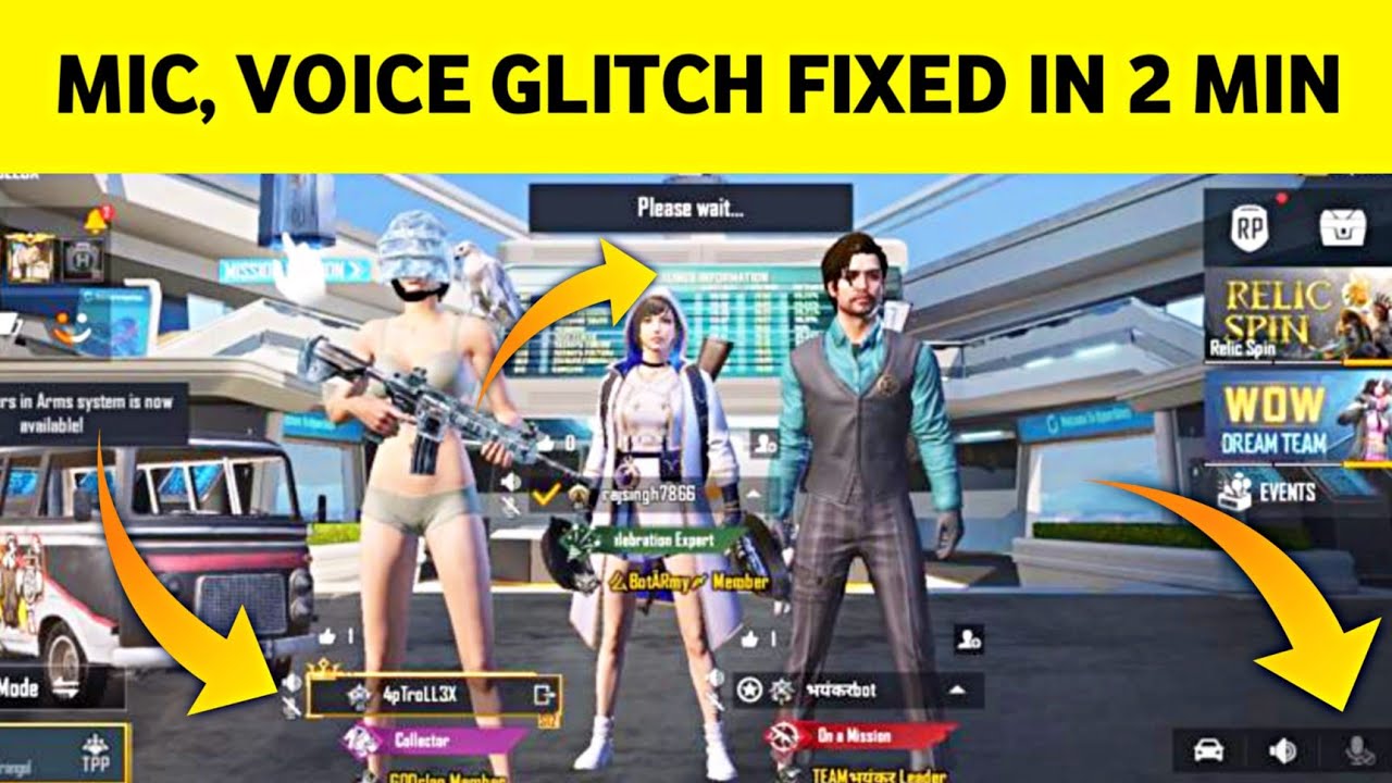 HOW TO SOLVE MIC, VOICE GLITCH IN BGMI 🔥 IOS MIC GLITCH FIXED 🔥 HOW TO ...