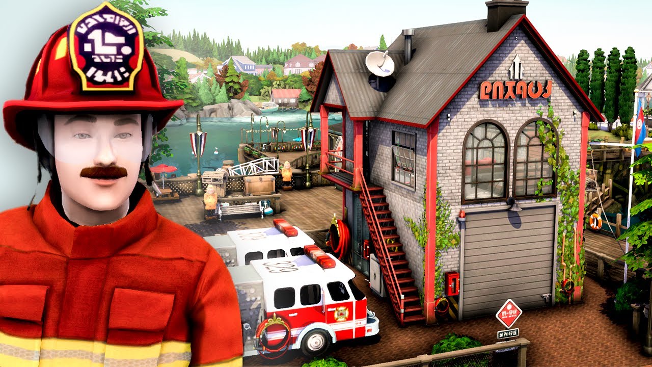 TINY HOUSE DO BOMBEIRO | THE SIMS 4 -NOCC- - YouTube