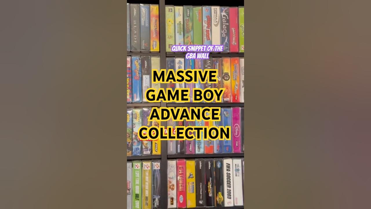 MASSIVE Game Boy Advance Collection! #VideoGameCollecting - YouTube