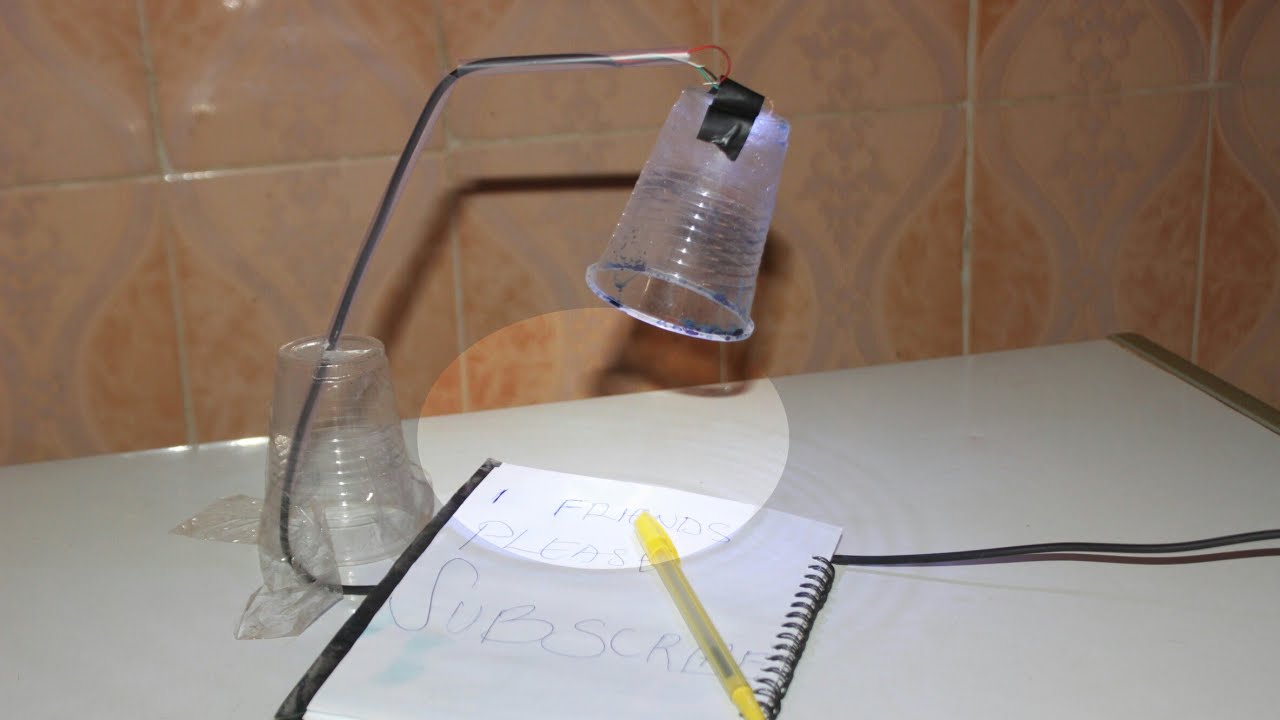 MAKE A SIMPLE LIGHT FOR READING DIY | For beginners | recommended for ...