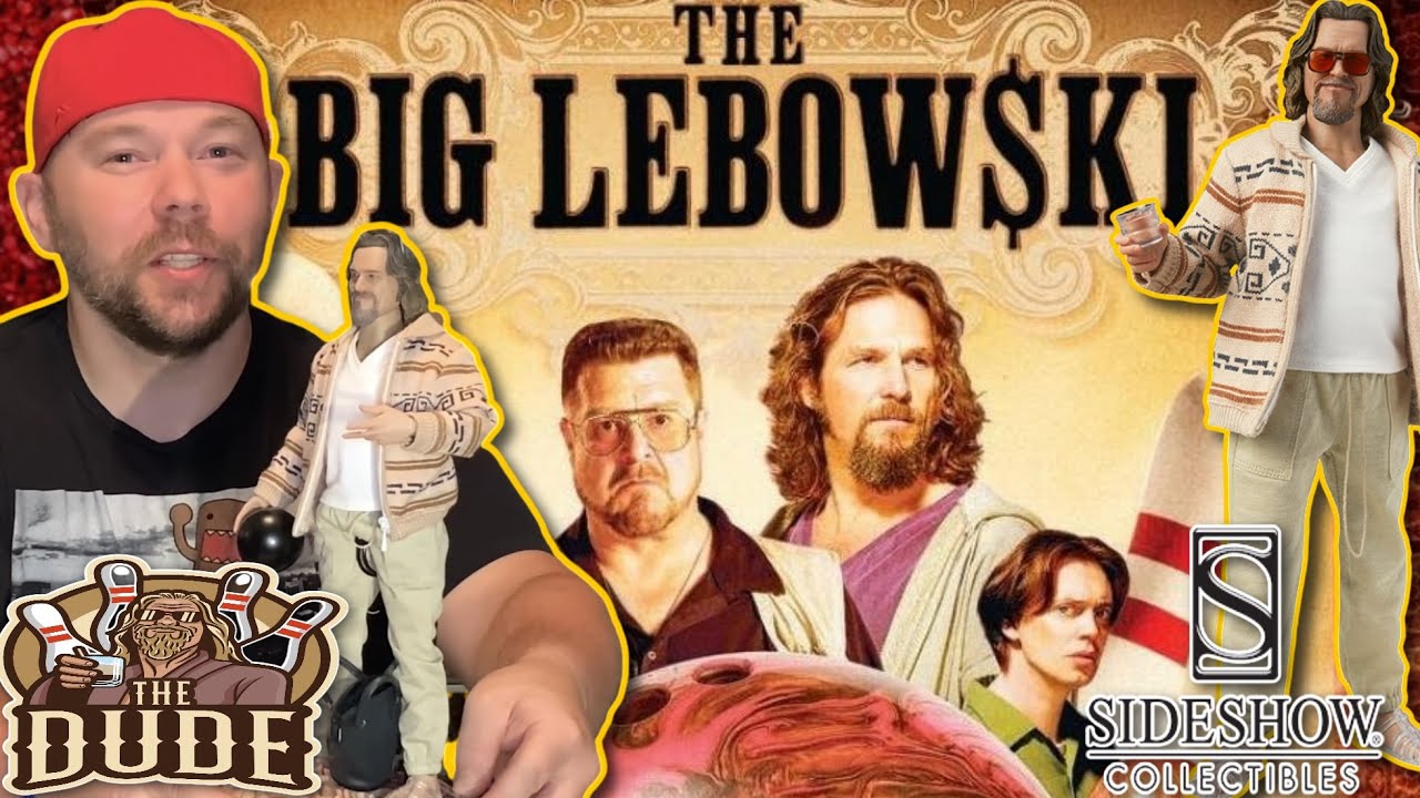 The Big Lebowski The Dude by Sideshow Jeff Bridges Figure Toy Unboxing ...
