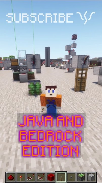 Differences in JAVA VS BEDROCK EDITION REDSTONE!? | Redstone with ...