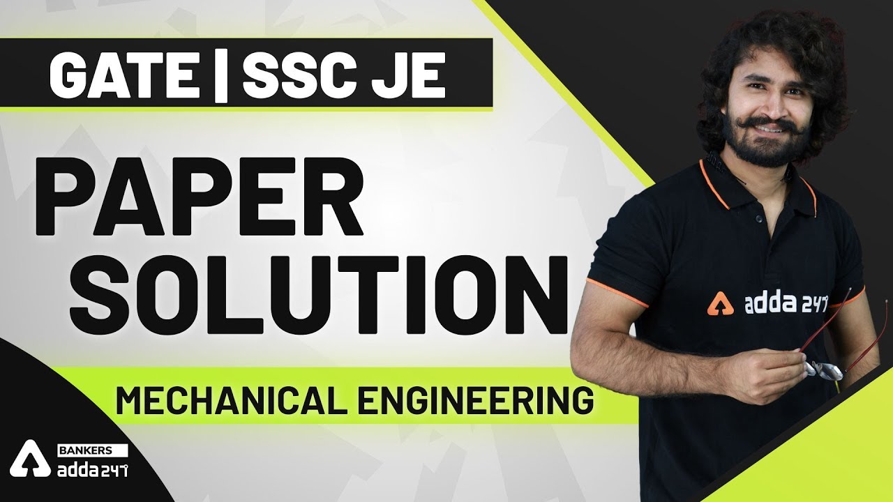 gate-ssc-je-mechanical-engineering-ssc-je-paper-solution-youtube
