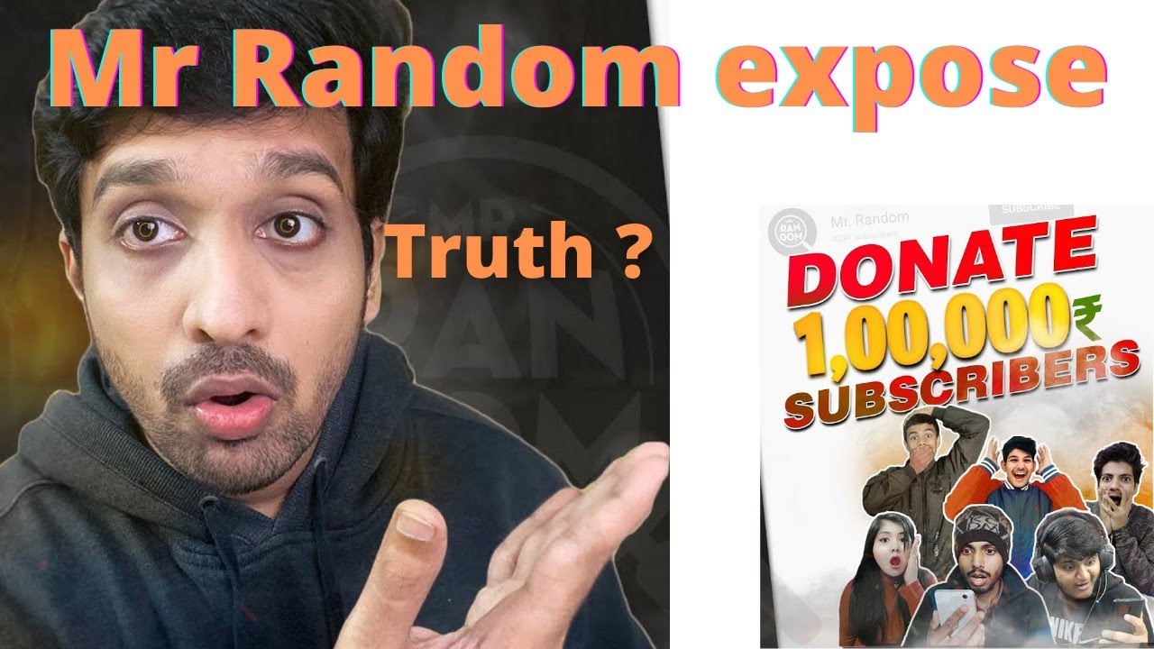 @MrRandomUniverseTRUTH EXPOSE OF DONATING 1 LAKH ? MR RANDOM EXPOSE 😤 ...