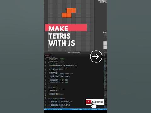 How to Make a Tetris game using p5.js - Tutorial - YouTube