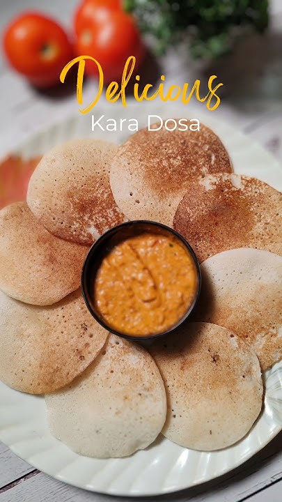 Spice it up 🔥Mastering the Art of Indian Kara Dosa 🌶️ #food #shorts - YouTube