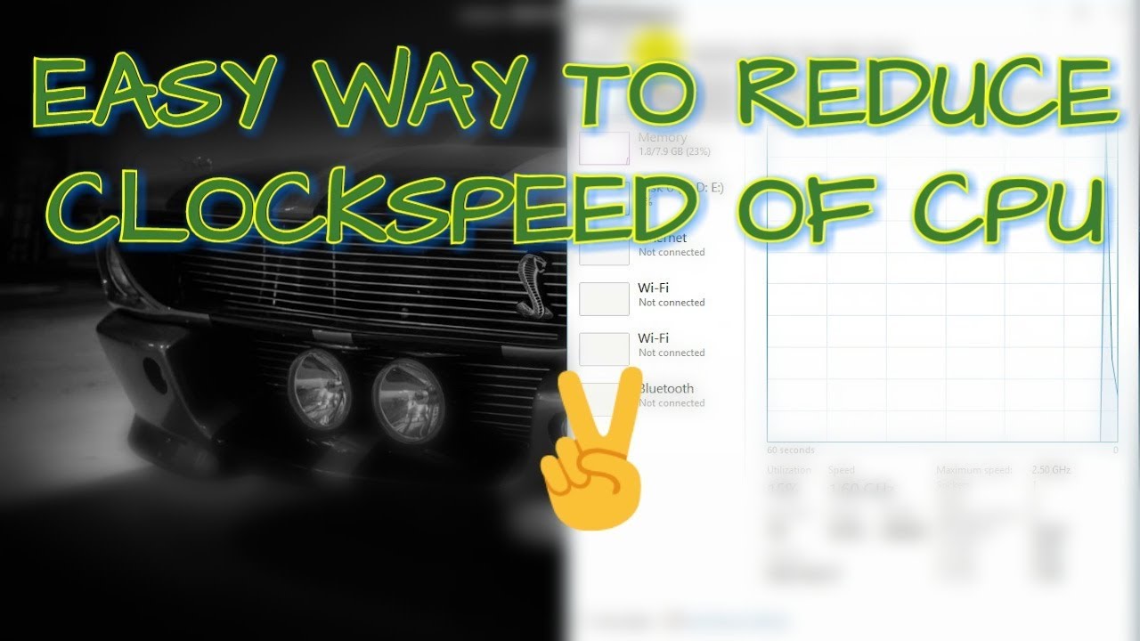 How To Reduce Clockspeed for Overclocked/Non-Overclocked CPU - YouTube