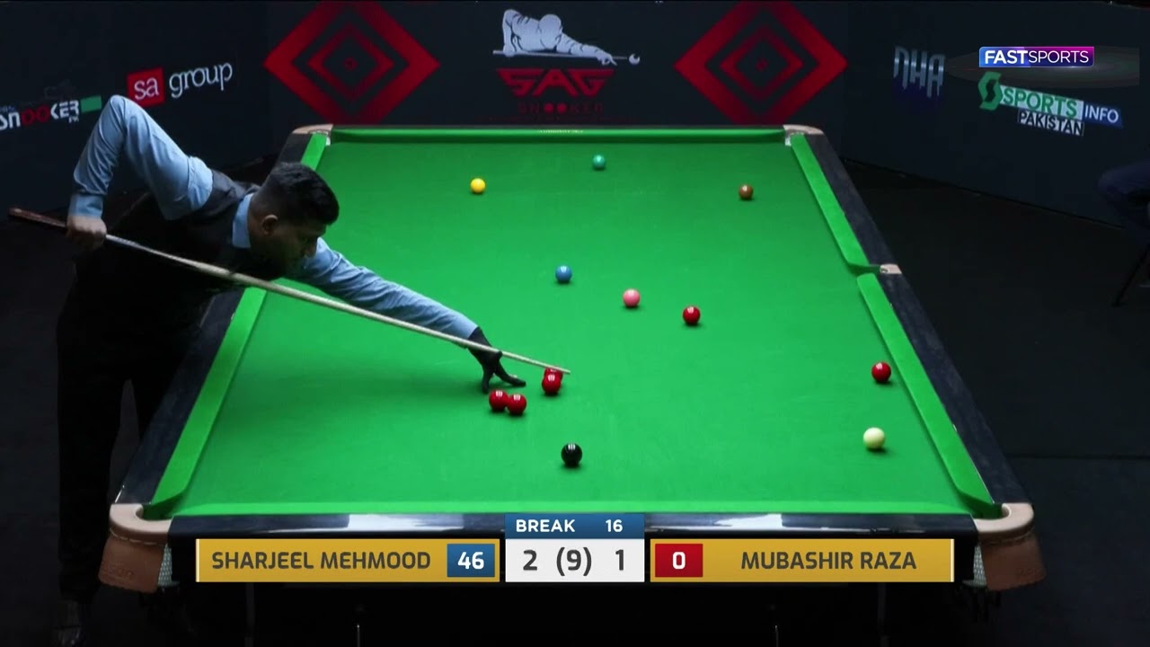 Sharjeel Mehmood vs Mubashir Raza Final Match, Frame 04 | SAG Snooker League Season 2 | Fast ...