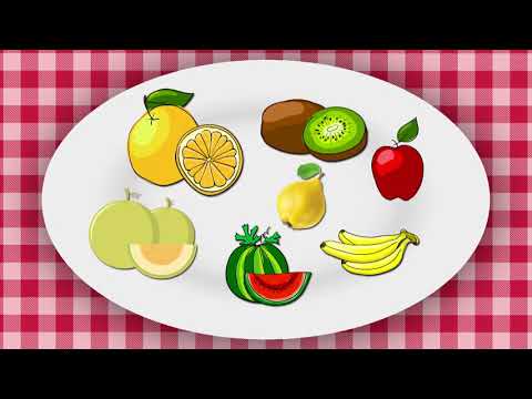 MEYVELER SAĞLIKLI - ÇİZGİ FİLM ÇOCUK ŞARKISI