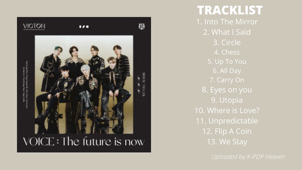 [FULL ALBUM] VICTON (빅톤) 1ST FULL ALBUM [ VOICE : The future is now ...