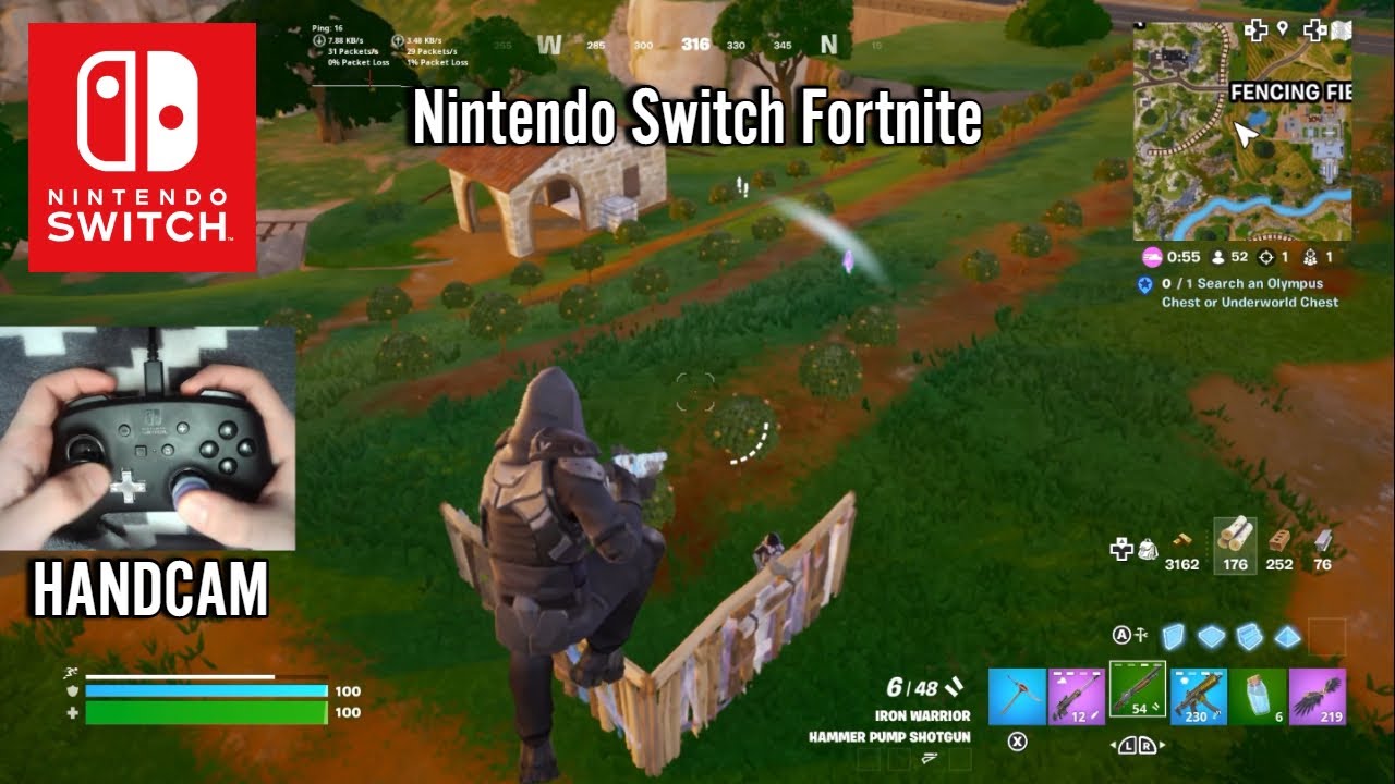 Nintendo Switch Fortnite Gameplay with Handcam!!! | HD Nintendo Switch ...