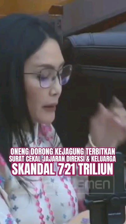 Rieke Oneng Dorong Kejagung Cekal Jajaran Direksi & Keluarga Terlibat Skandal 721 T #timah # ...