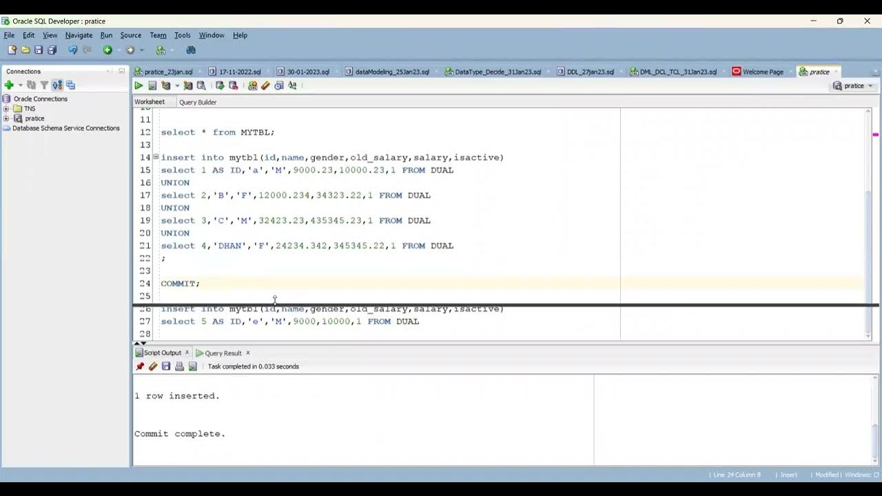 Most used Datatypes in Oracle project with realtime examples - YouTube