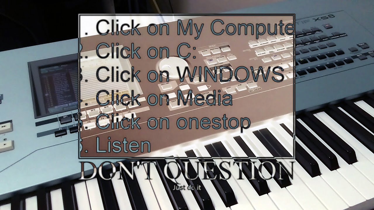 David Yackley - One Stop "onestop.mid" (ft. Yamaha Motif XS8) - YouTube