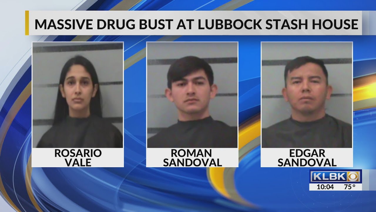 3 arrested at stash house in Lubbock, connections to Sinaloa - YouTube
