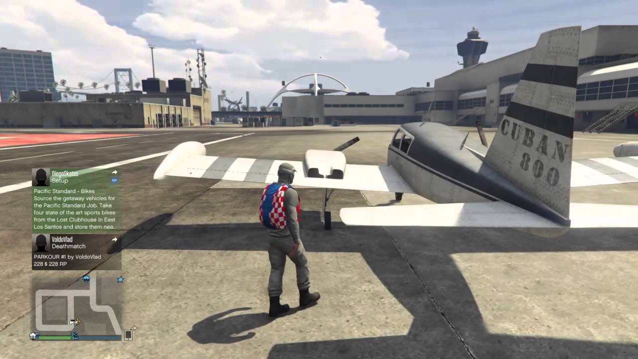 Grand Theft Auto V PS4 avion cuban 800 - YouTube