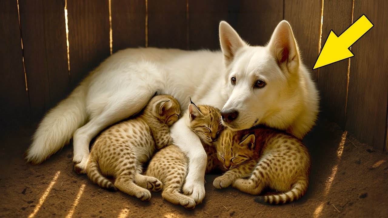 This German Shepherd Puppy Raised Three Bobcat Cubs — But What They Did ...