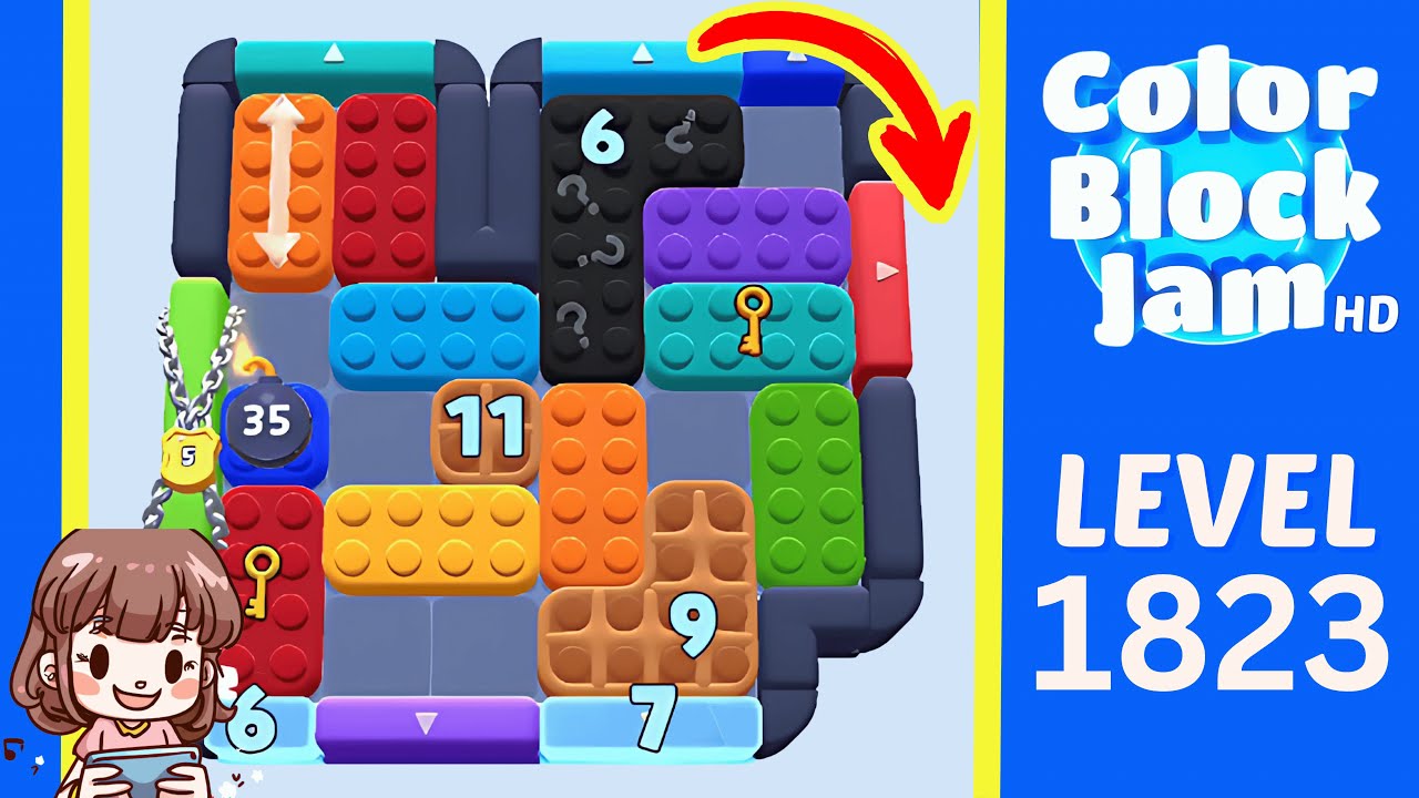 Color Block Jam Level 922 (1823) Solution Walkthrough - YouTube