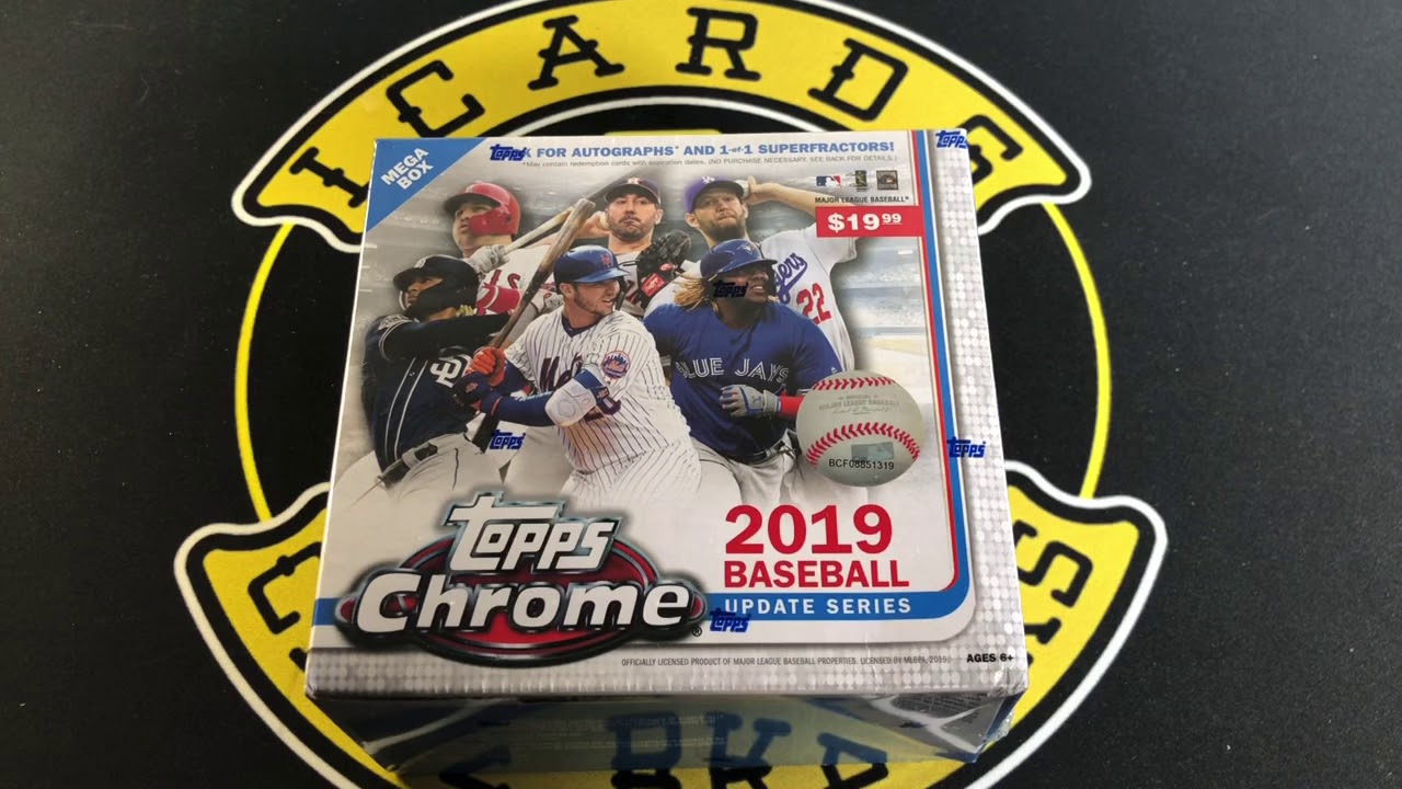 Opening 2019 Topps Chrome Update Mega Box - Rookie Autograph Hit! - YouTube