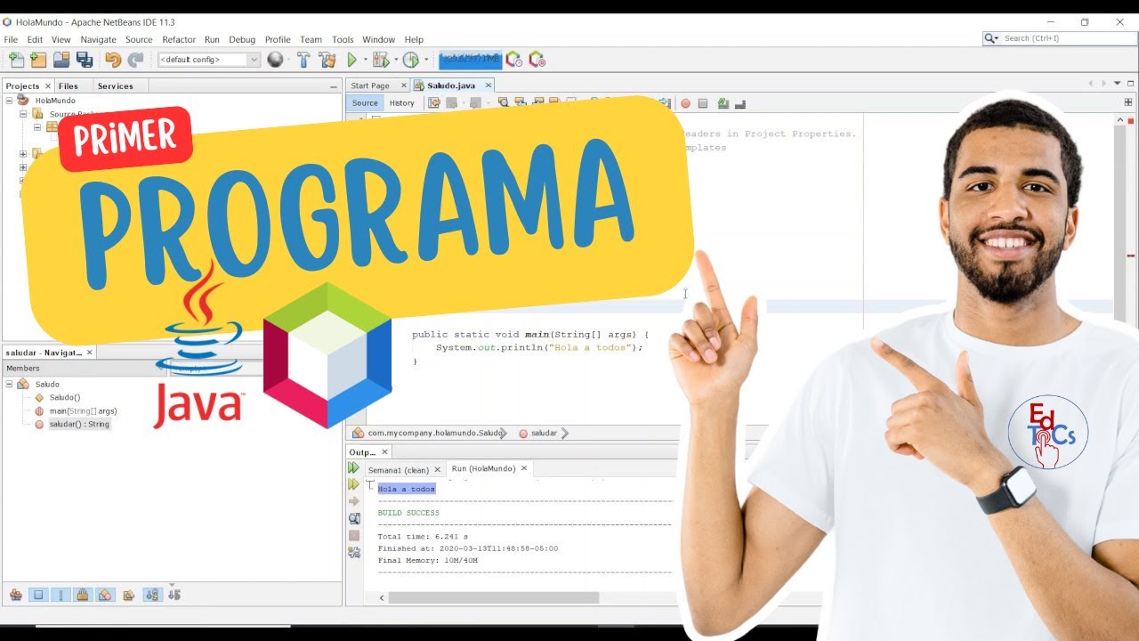 Como usar NetBeans 📦 Crear Primer Programa Java en NetBeans PASO a PASO 2025 - YouTube
