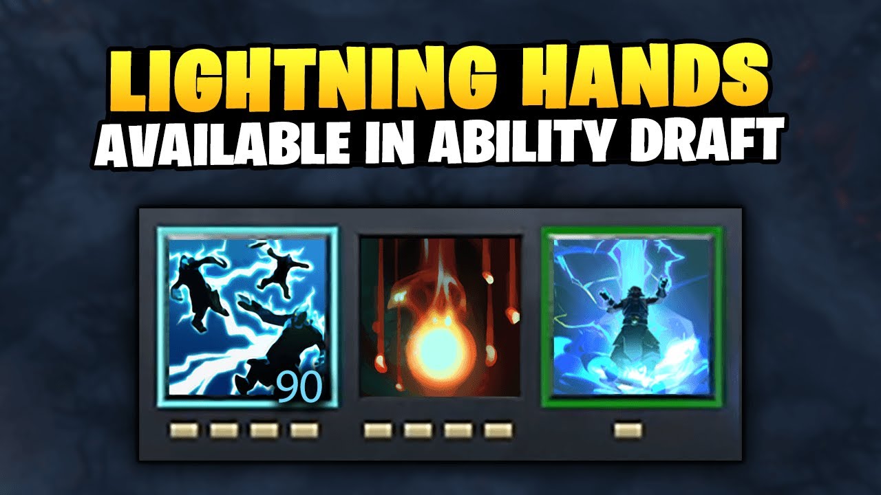 LIGHTNING HANDS NOW AVAILABLE IN ABILITY DRAFT!! - YouTube