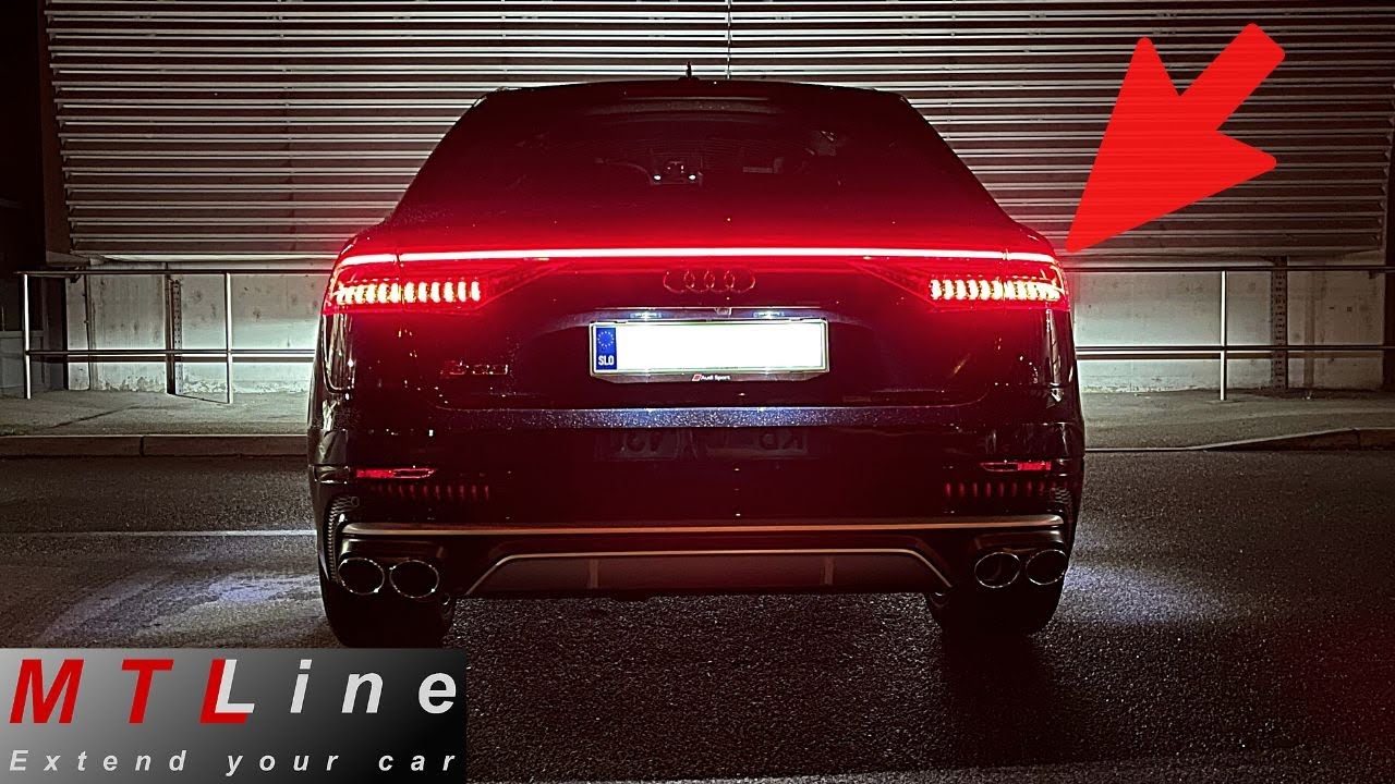 Audi SQ8, MY2021 - rear lights RSQ8 animation activation - vključitev ...