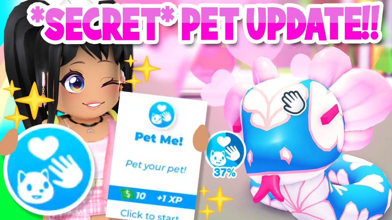 *NEW* SECRET PET UPDATE IS HERE! in Adopt Me! (roblox) - YouTube