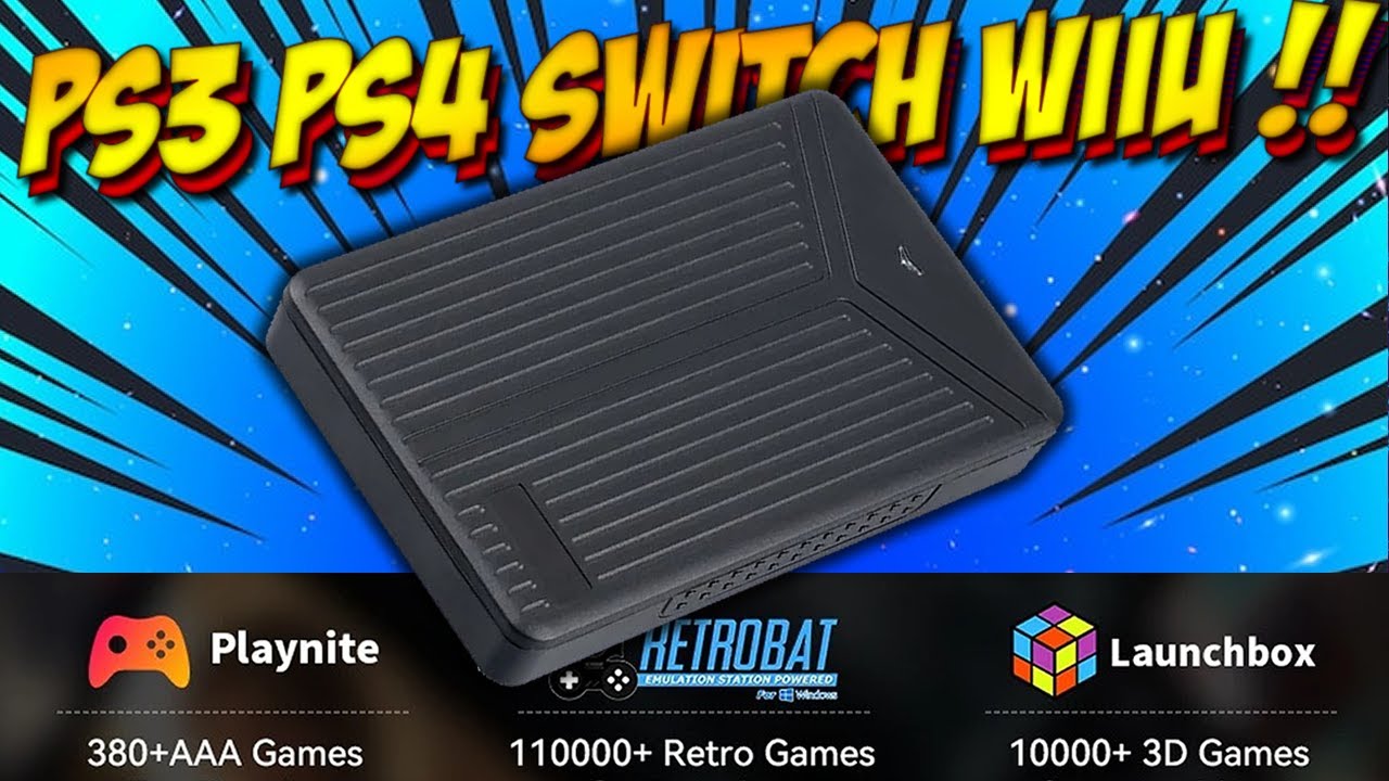 🔎 Sistema RETRO TRIPLE!! 5Tb HDD USB con LaunchBox RetroBat y PlayNite ...
