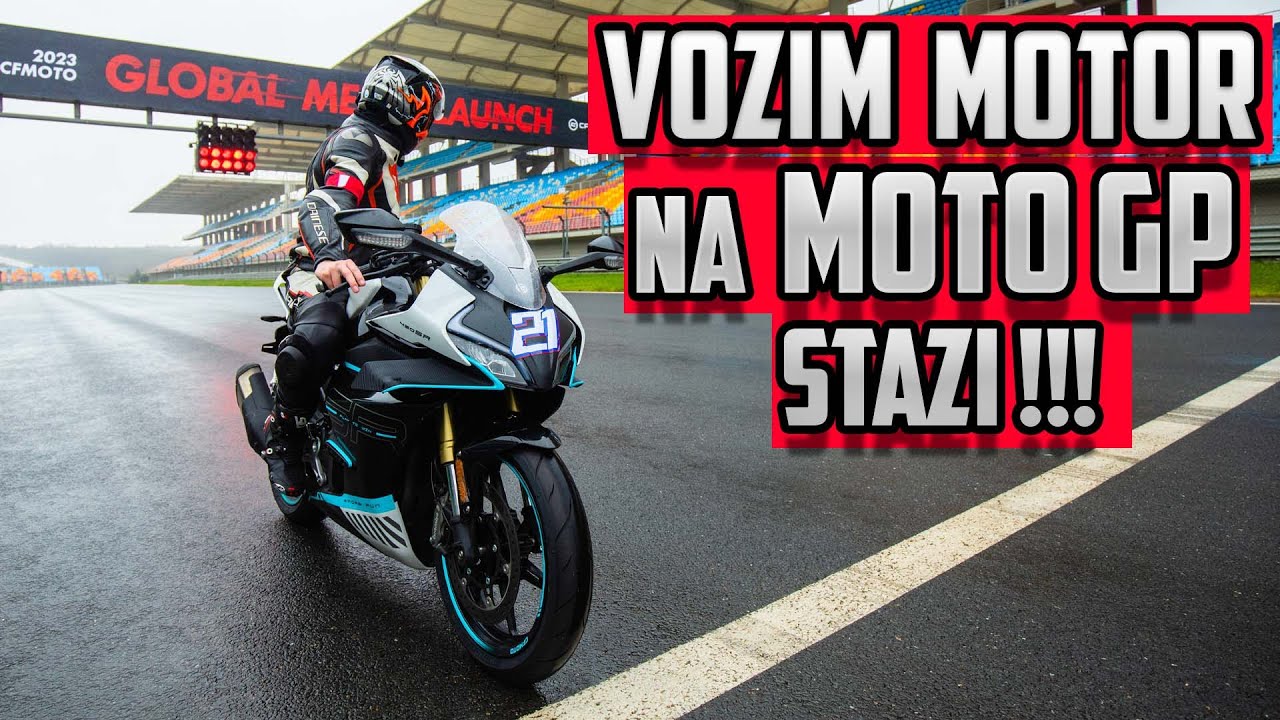 VOZIM MOTOR NA MOTO GP STAZI - OSTVARIO SAN !!! - YouTube
