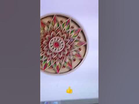 rangoli design making for computer - YouTube