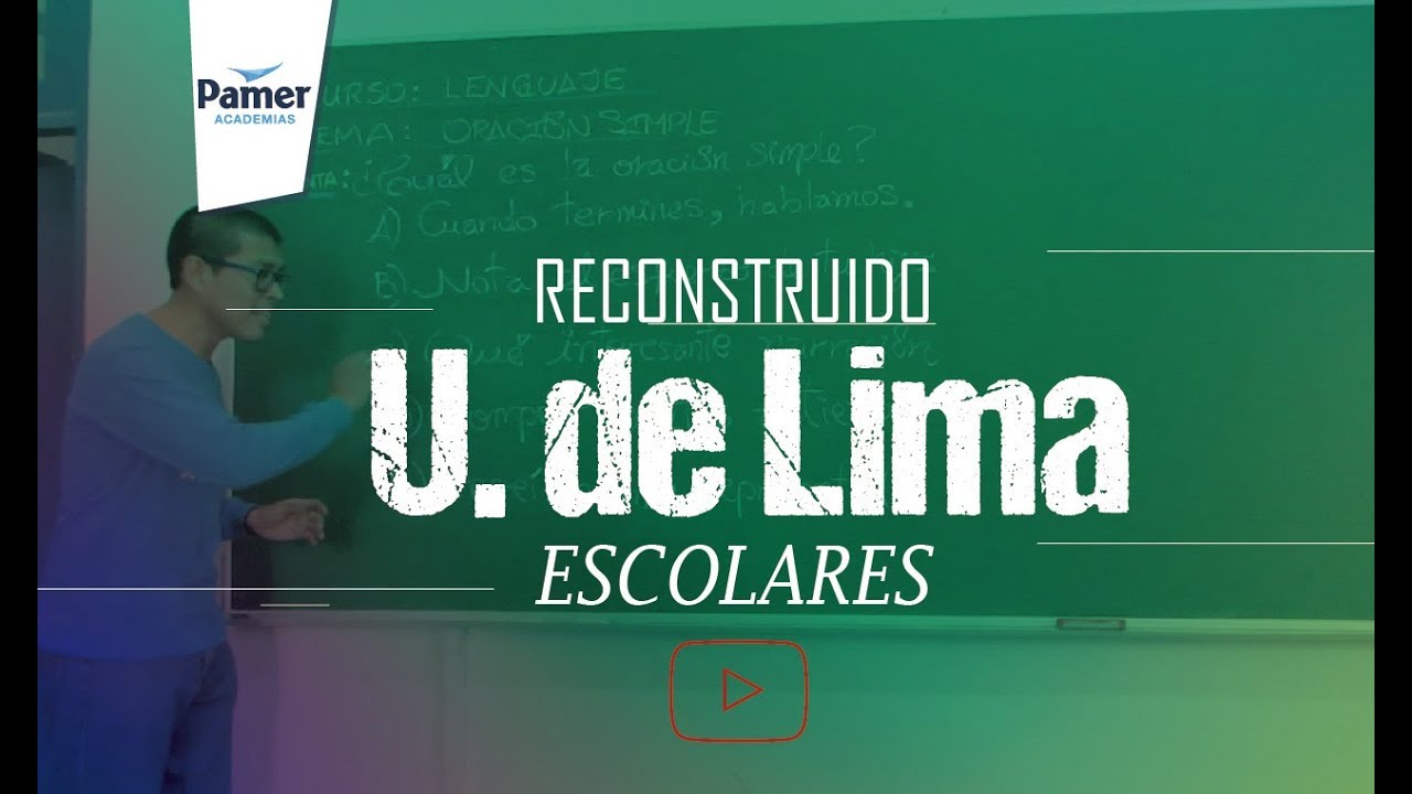 PAMER ACADEMIAS: Reconstruido Examen de Admisión U. de Lima Escolares ...