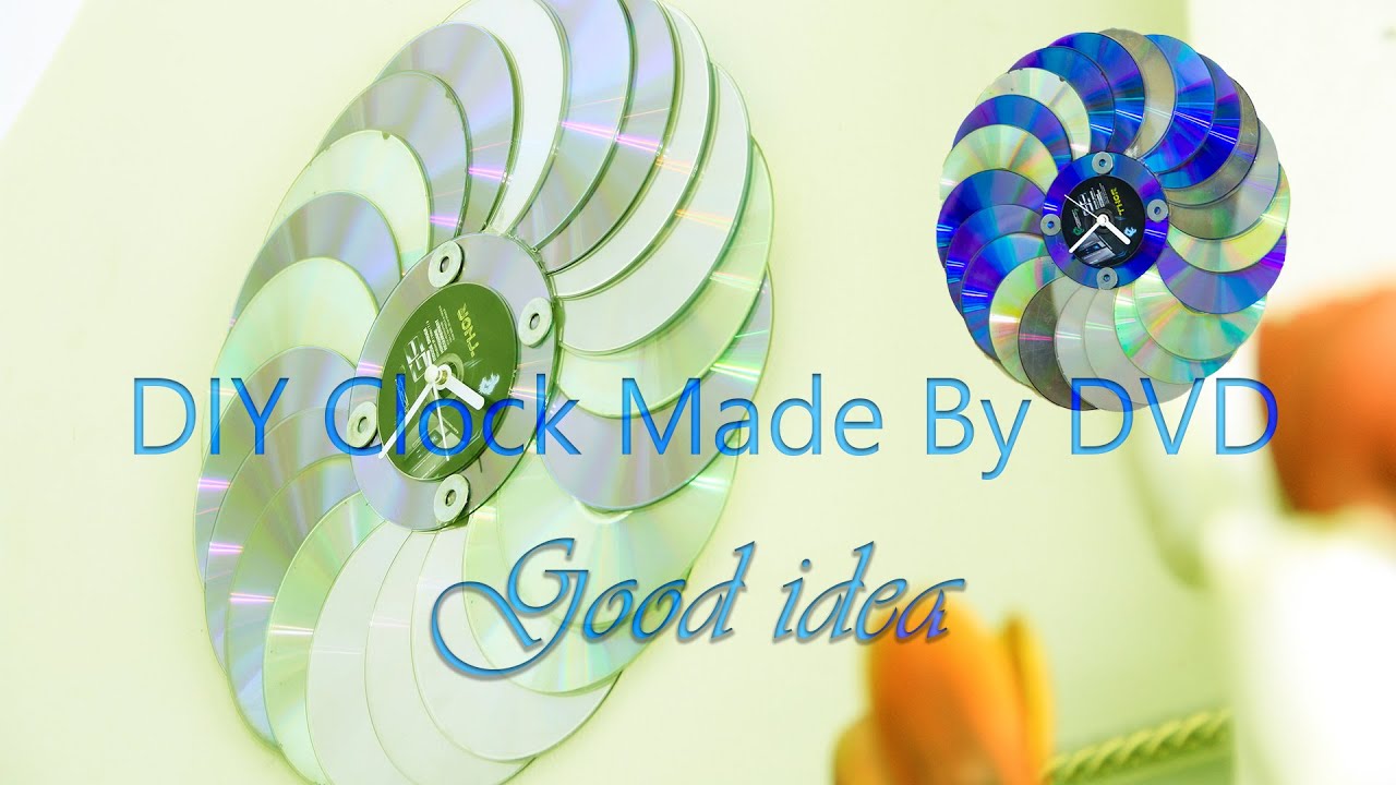 DIY Clock Made By DVD - YouTube