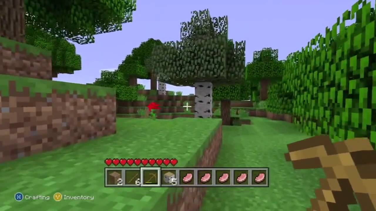 Minecraft Xbox Edition 1 - Punching Trees with TjeBorderPatroln - YouTube