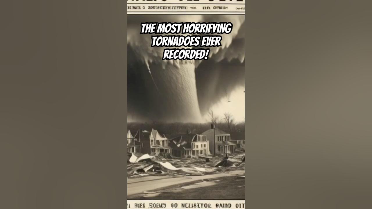The Most Horrifying Tornadoes Ever Recorded! #weatherhistory #tornadohistory - YouTube