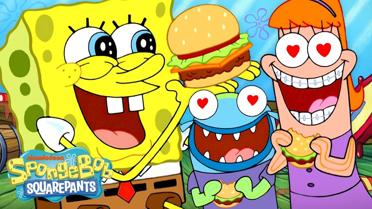 Every Krabby Patty from Seasons 4, 5, and 6! 🍔 | 45 Minute Compilation ...