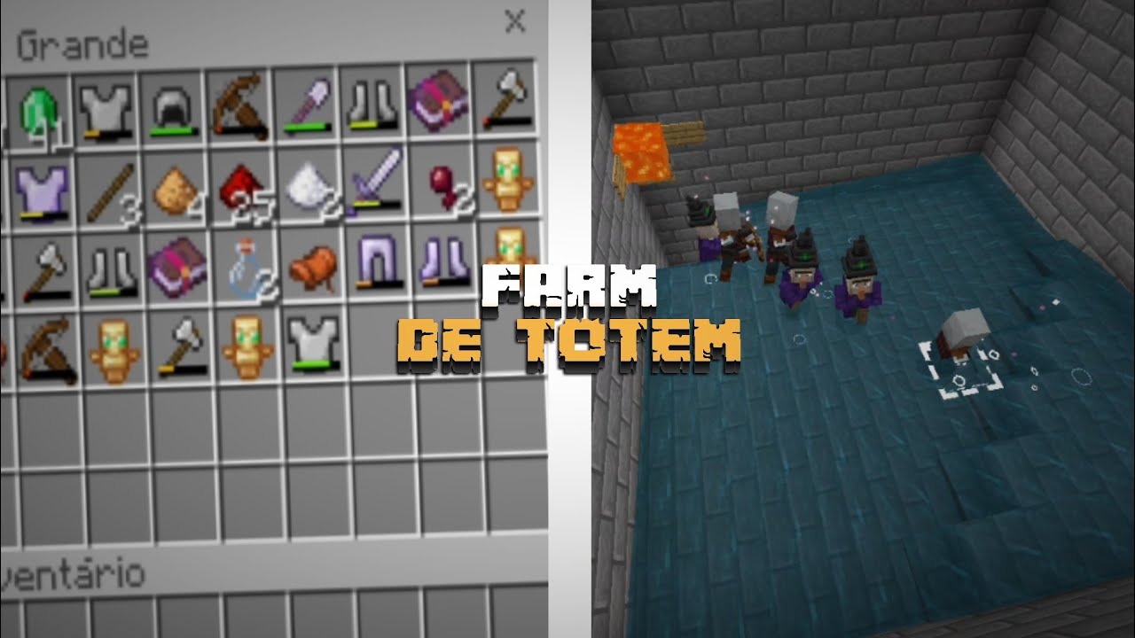APRENDA A FAZER A FARM DE TOTEM MAIS EFICIENTE DO MINECRAFT 1.21! (JAVA ...