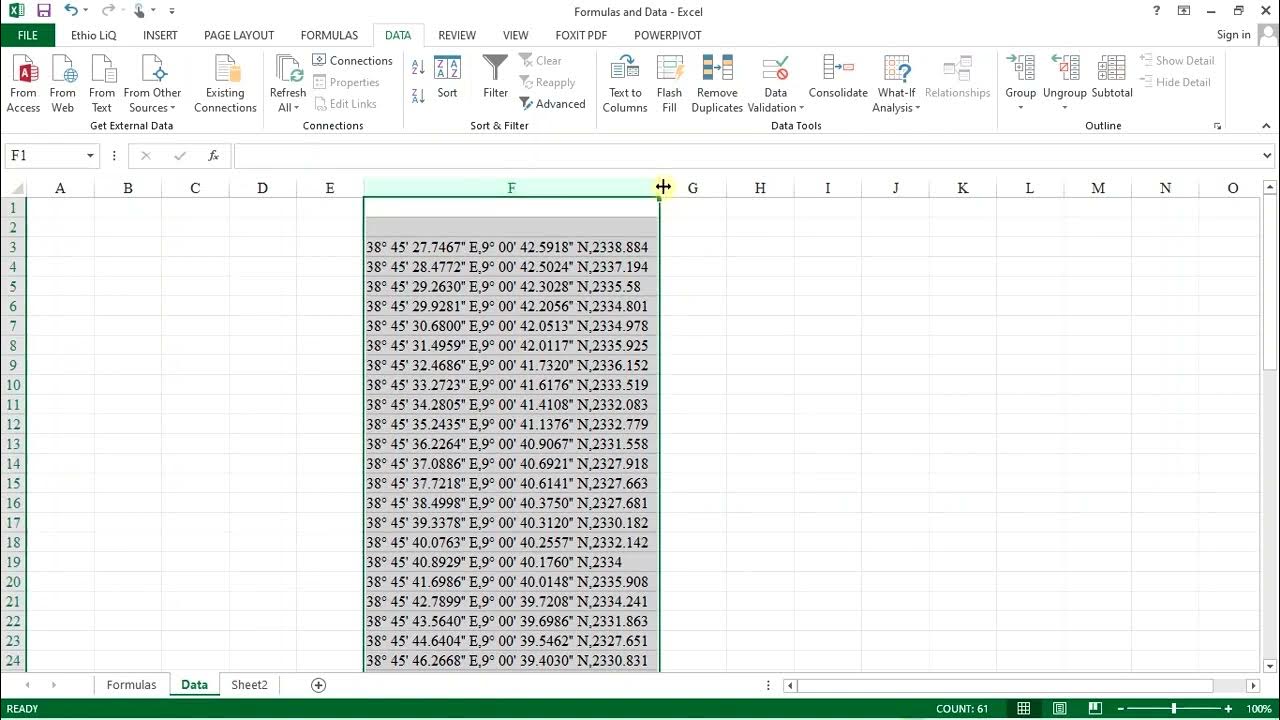 11 Microsoft Excel for Beginners Basic Tutorial in Amharic Formulas and Data - YouTube